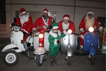 Gravina: Sfilata di “moto natalizie” alla volta della cooperativa EOS